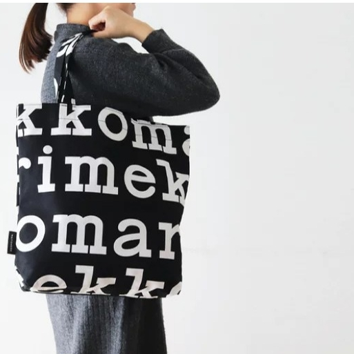 【現貨/ 正品】Marimekko NOTKO 字母包/ 單肩包/ 手提包/ 厚磅帆布包 | 蝦皮購物