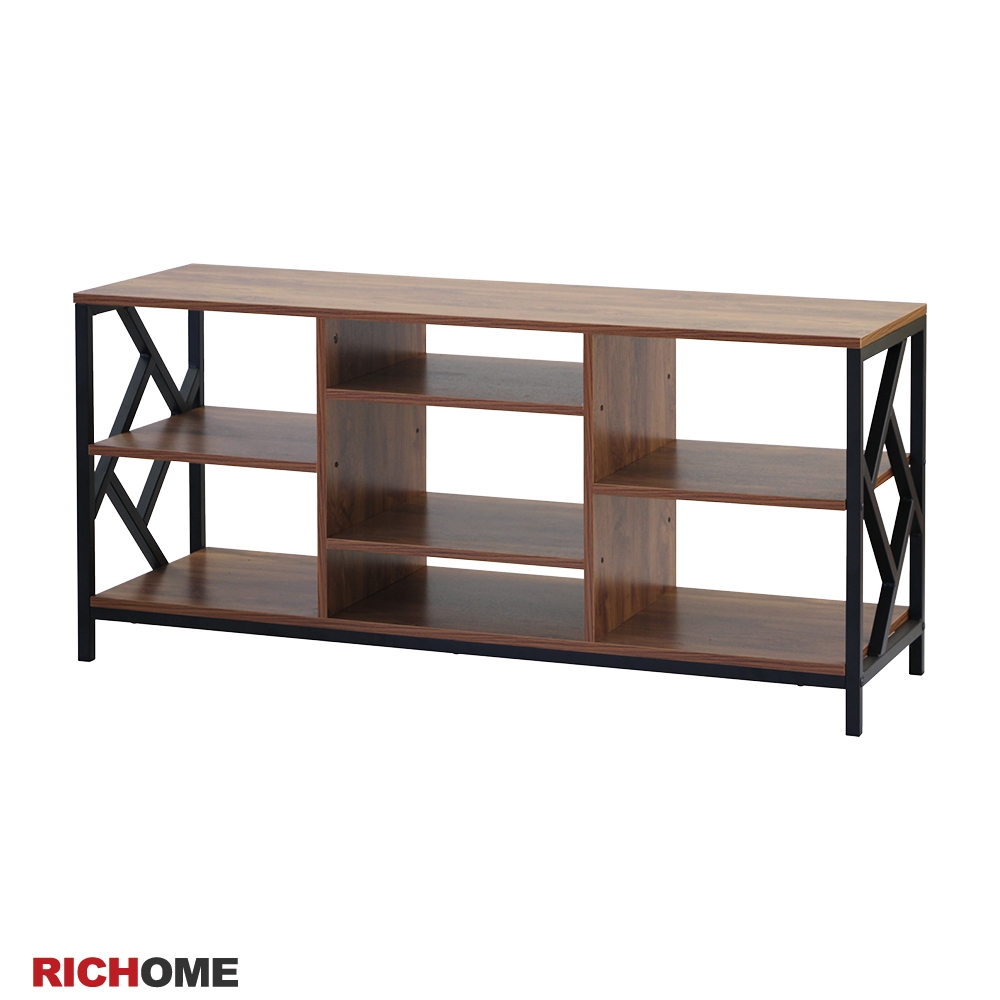 RICHOME 福利品 TV-157 SH-540 黑森工業風 置物架 四層架 電視櫃 收納櫃 書櫃 展示櫃 茶几 | 蝦皮購物
