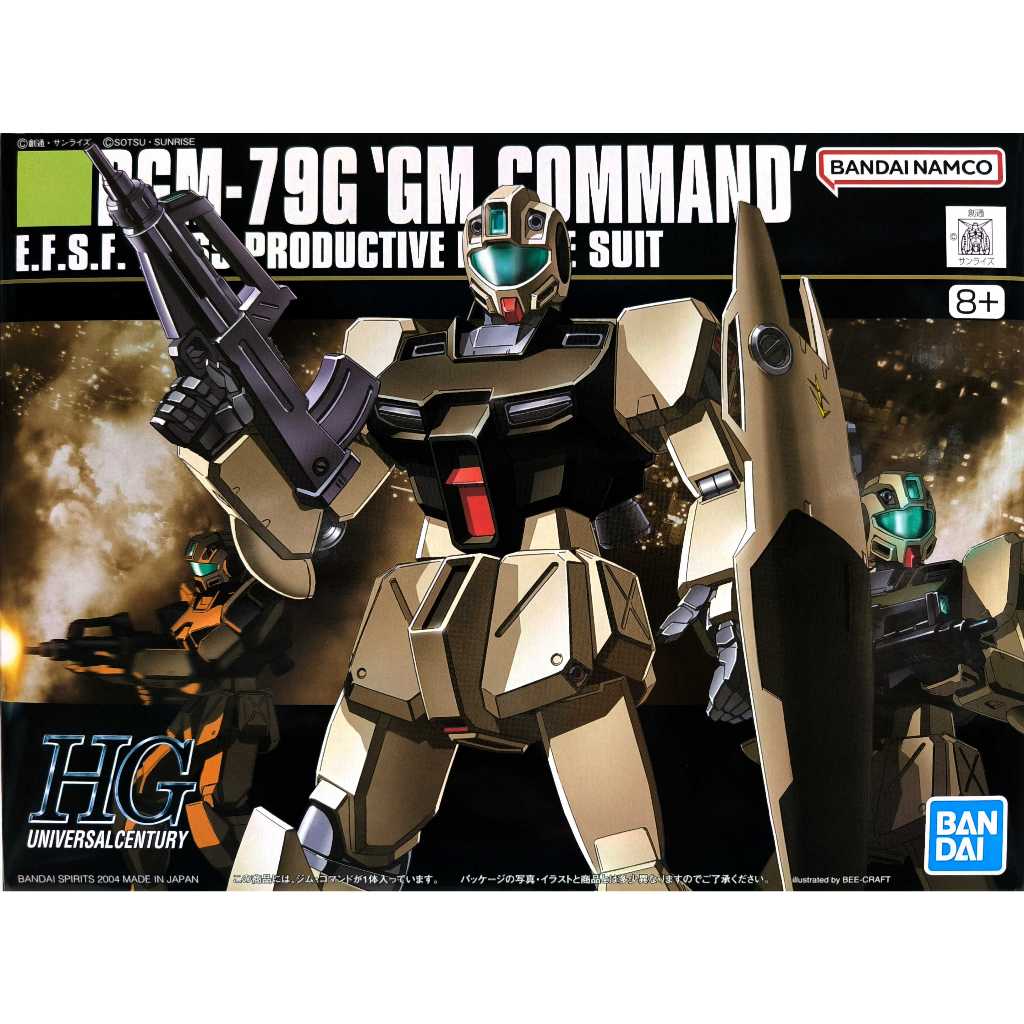 [BANDAI正品] HGUC 046 1/144 HG 吉姆指揮官型 RGM-79G GM COMMAND 突擊型 | 蝦皮購物