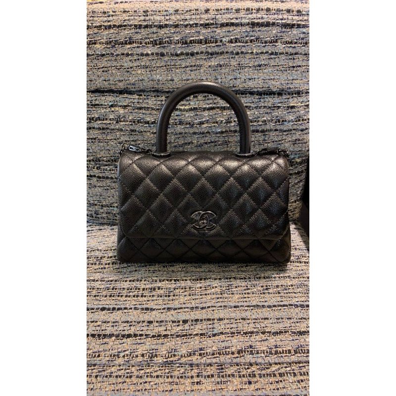 （已售出）chanel cf 香奈兒 coco handle so black 小號 | 蝦皮購物