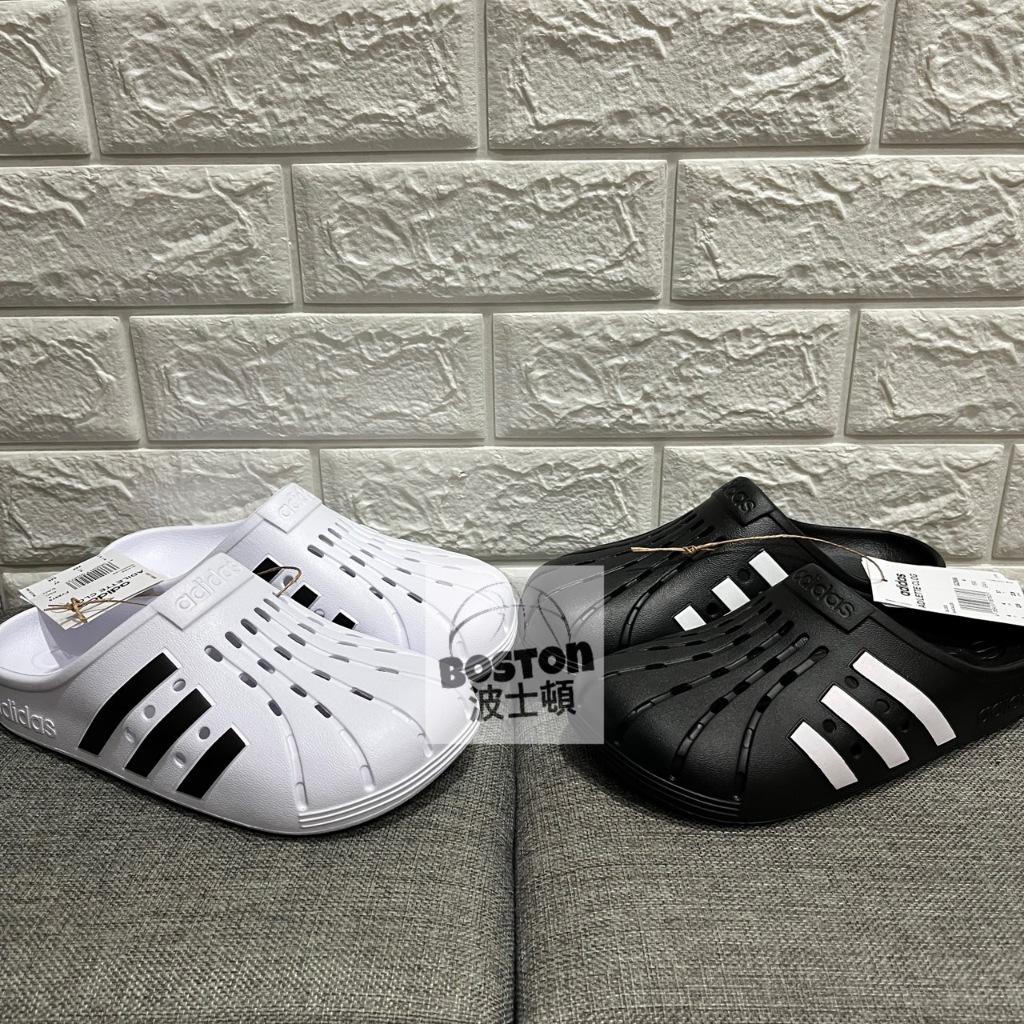 Adidas ADILETTE CLOGS 男女拖鞋 拖鞋 防水拖 透氣 防水 海灘 黑 GZ5886 白 FY8970 | 蝦皮購物