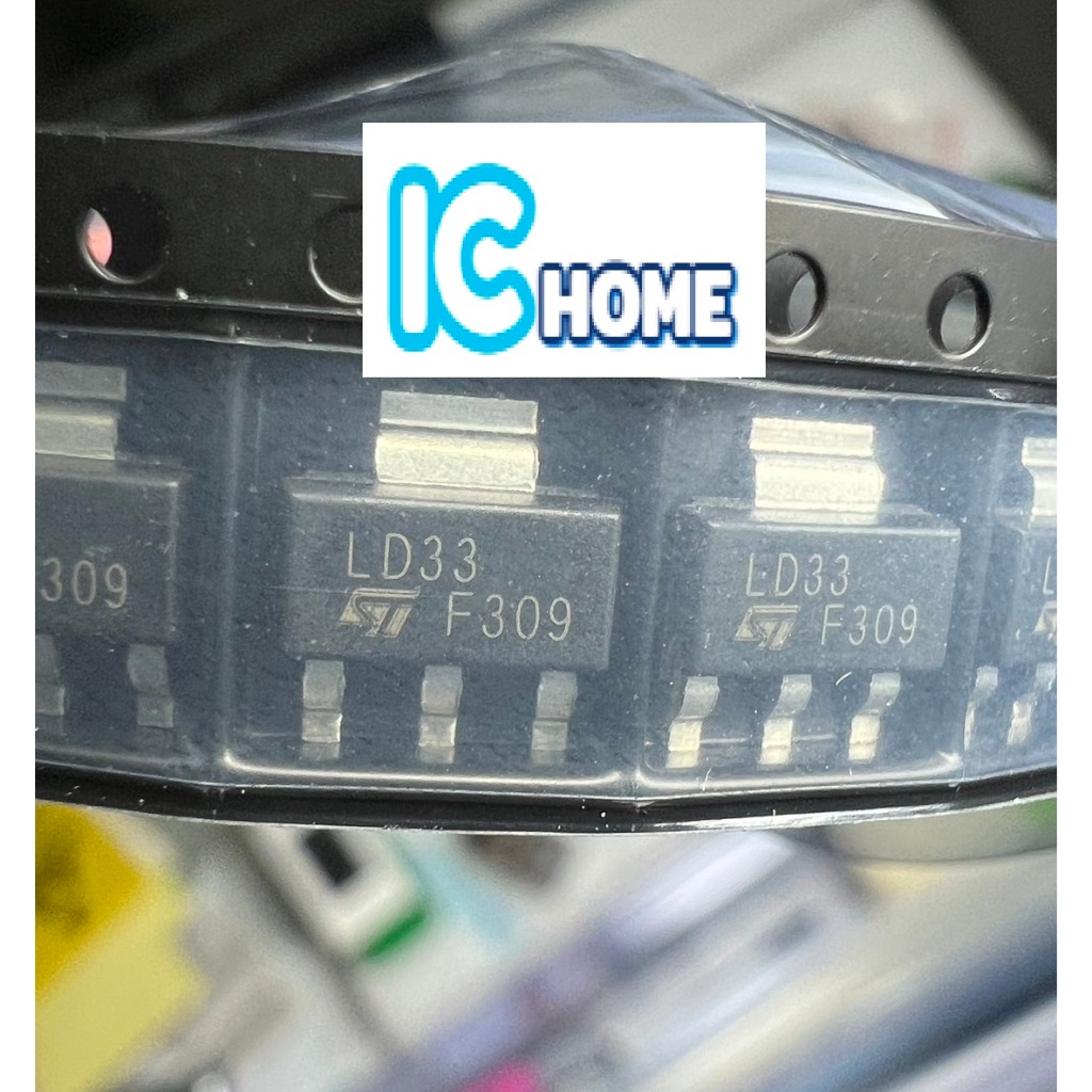 ICHOME 全新 原裝 ST LD1117 1117 3.3V SOT-223 穩壓 IC 3.3V LDO 現貨 | 蝦皮購物