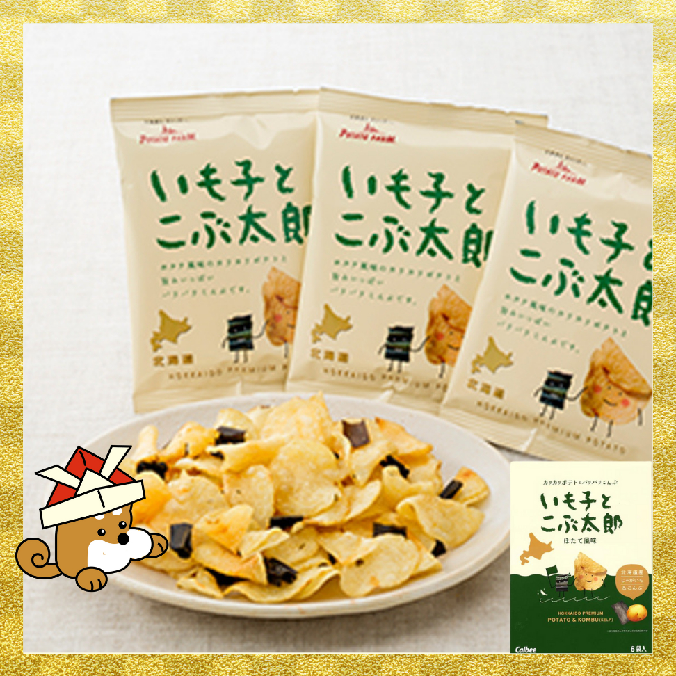 Calbee 卡樂比 昆布太郎薯片 扇貝口味 15g x 6入裝 | 蝦皮購物