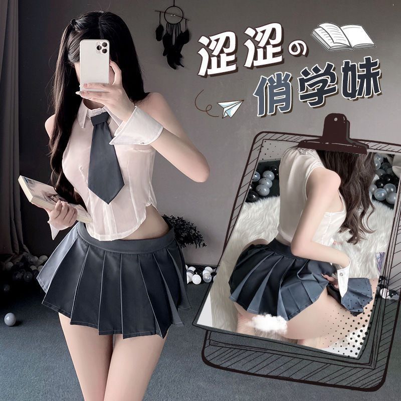 🌸祕密日記🌸台灣24H出貨🔥情趣樂園 純慾學生裝 情趣內衣 角色扮演 cosplay JK 水手服 學生制服 超短裙 | 蝦皮購物