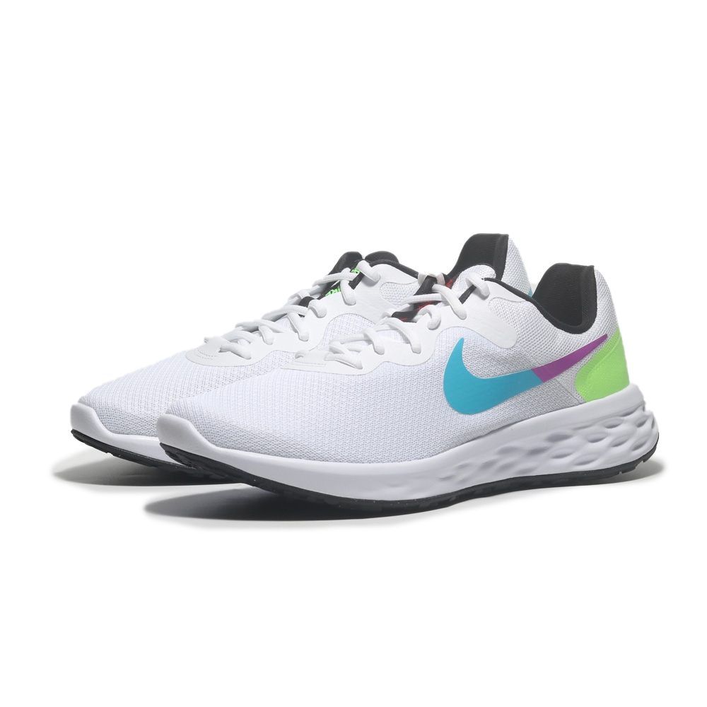 NIKE 慢跑鞋 REVOLUTION 6 NN SE 白 彩色勾 基本款 運動鞋 男 FJ1049-100 | 蝦皮購物