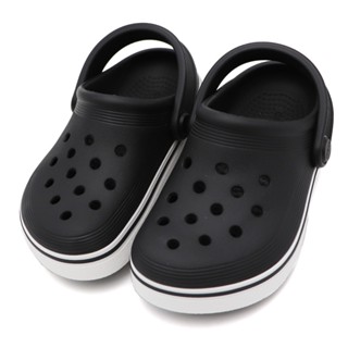 Crocs off court clog t 卡駱馳 洞洞鞋 防水 小中童鞋 黑白 S0586 (208479-001) | 蝦皮購物