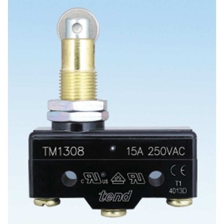 TM-1308 TM1308 直滑輪型微動開關 微動開關 15A250VAC 天得 TEND | 蝦皮購物