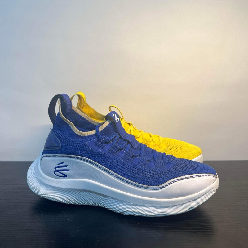 [二手US9] UA Curry8代 陰陽 藍黃 配色 | 蝦皮購物