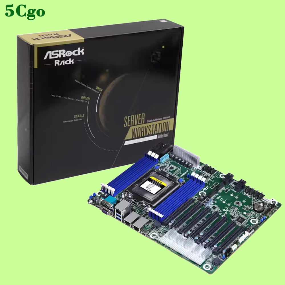5Cgo.全新ASRockRack/永擎ROMED8-2T伺服器工作站主機板LGA4094 AMD支援7002/7003 | 蝦皮購物