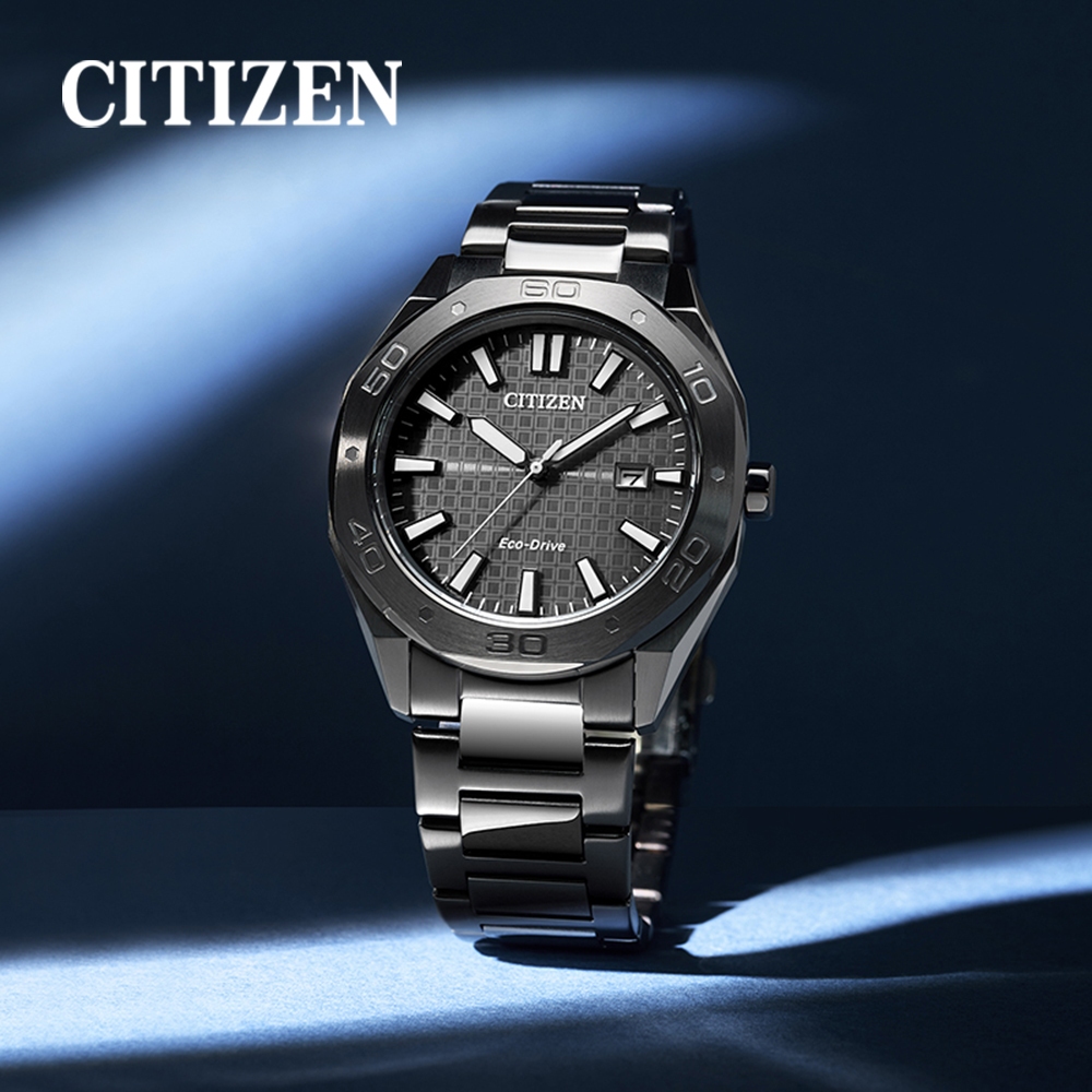 【WANgT】Citizen 星辰 BM7637-81H 皇家橡樹光動能八角形日期顯示夜光灰色沉穩紳士 不鏽鋼腕錶 手錶 | 蝦皮購物