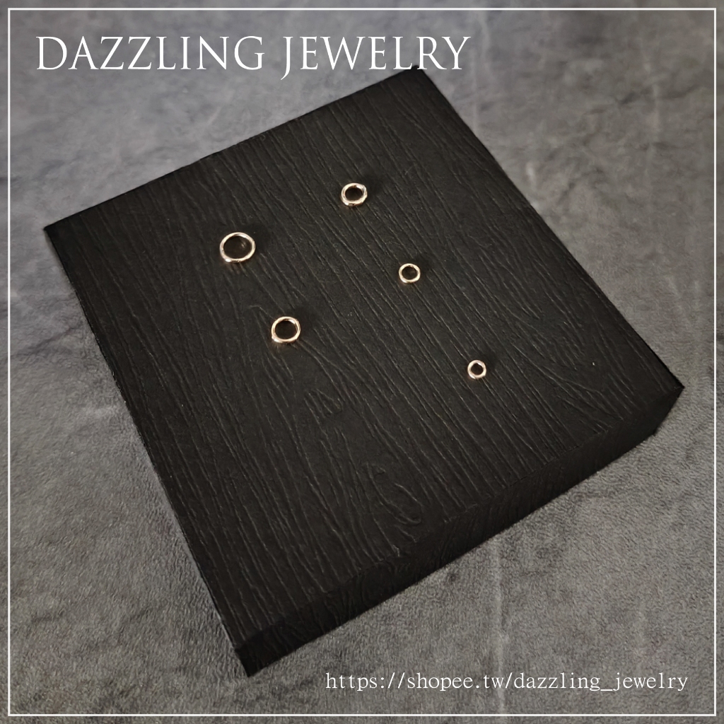 【Dazzling】美國注金 現貨 14KGF 閉口圈 O圈 圓圈 DIY 串珠 手作 不褪色 | 蝦皮購物