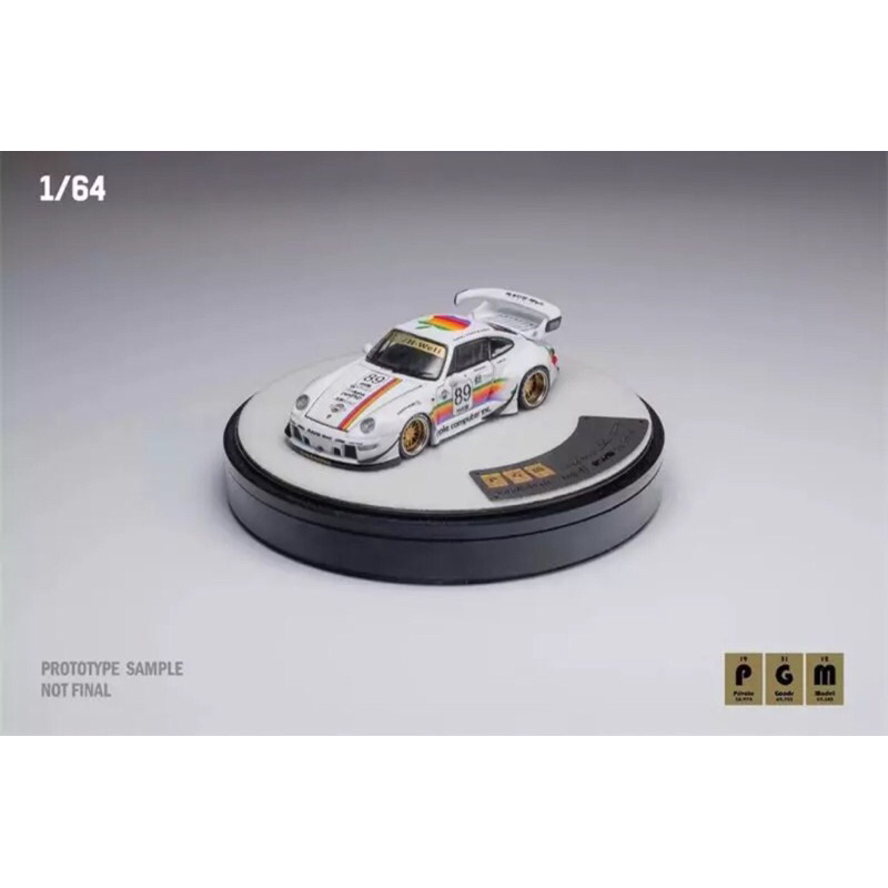 蜜蜂# PGM 1/64 RWB 993 White Apple Diecast Model Car 豪華版 | 蝦皮購物