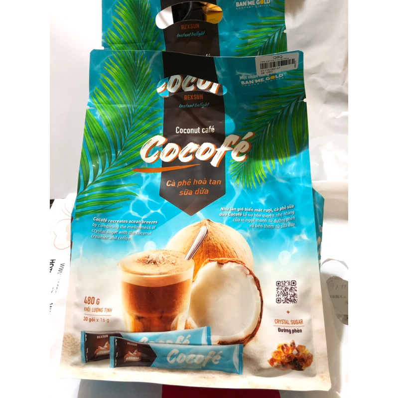 越南 椰子咖啡 椰奶咖啡 Rexsun instant delight Coconut cafe Cocofe | 蝦皮購物