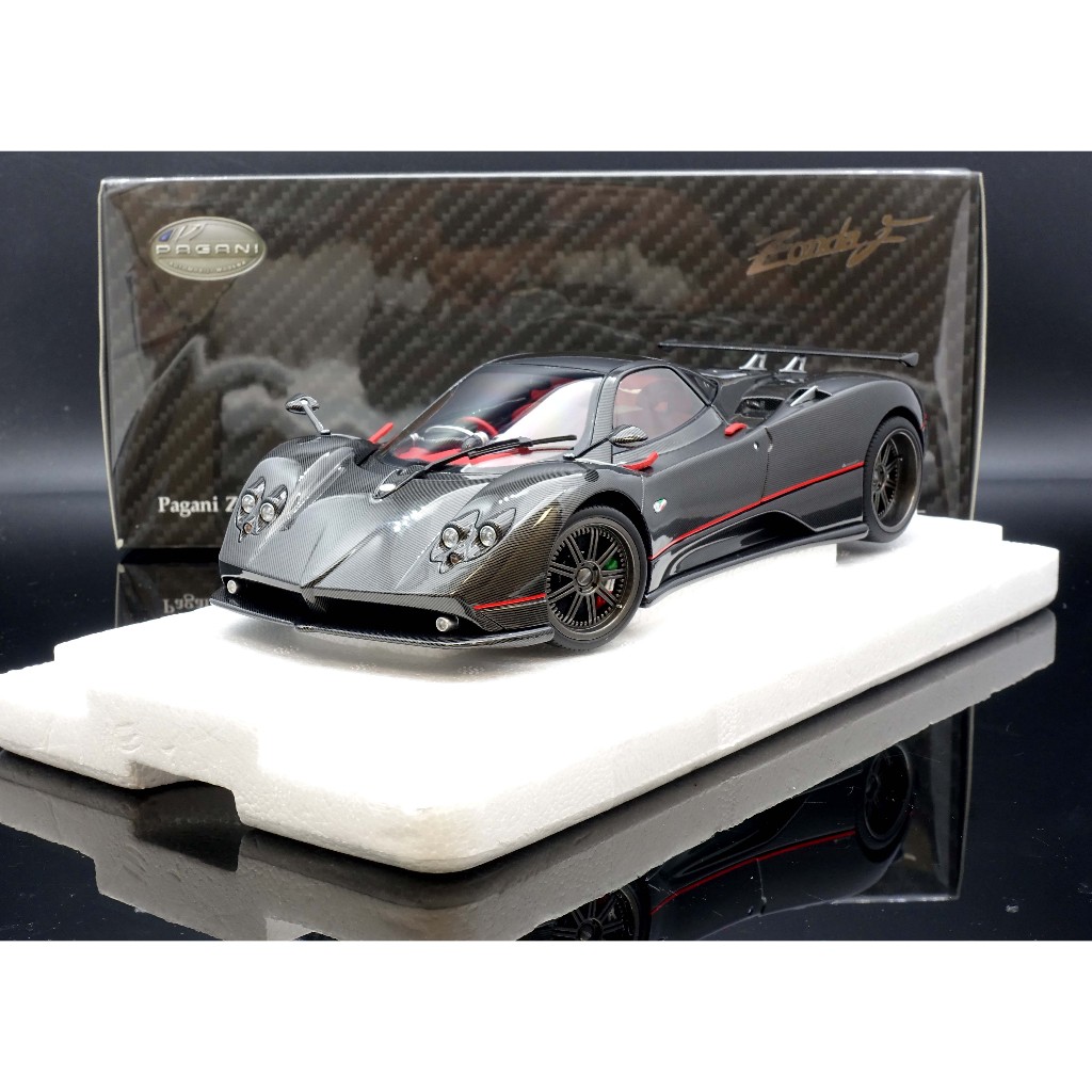 【MASH】現貨特價 Almost Real 1/18 Pagani Zonda F 2005 Carbon | 蝦皮購物