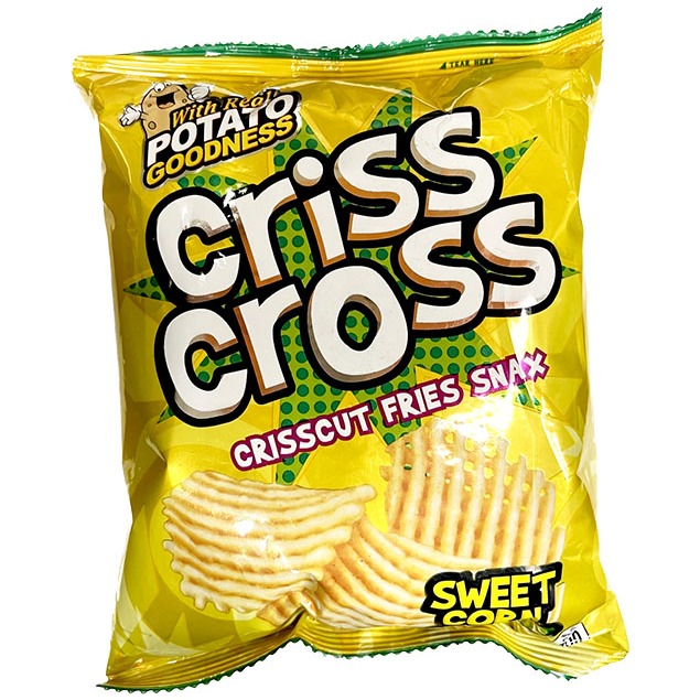 【菲律賓】CRISS CROSS 格子餅乾(甜玉米) 20g | 蝦皮購物