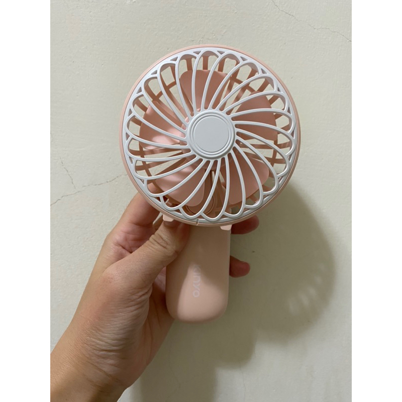 【全新】KINYO 手持折疊USB充電風扇 UF-2031 粉 | 蝦皮購物