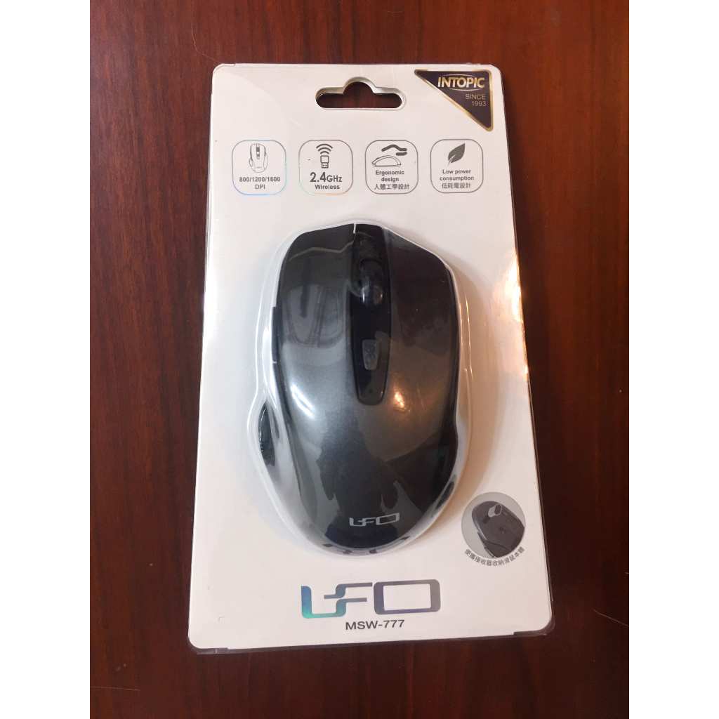 2.4GHz 飛碟無線光學滑鼠 UFO-MSW-777 | 蝦皮購物
