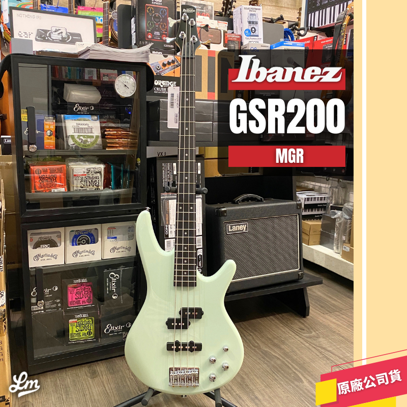 【LIKE MUSIC】新色上市 送配件 Ibanez GSR200 MGR 電貝斯 主動式 SR Bass 公司貨 | 蝦皮購物