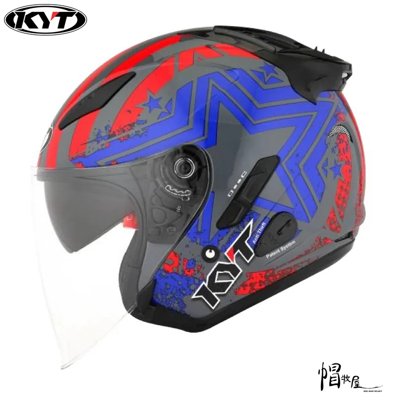 【帽牧屋】 KYT DJ 彩繪 #S2 半罩 3/4 安全帽 內墨片 通風 透氣 內襯可拆洗 全系列 | 蝦皮購物