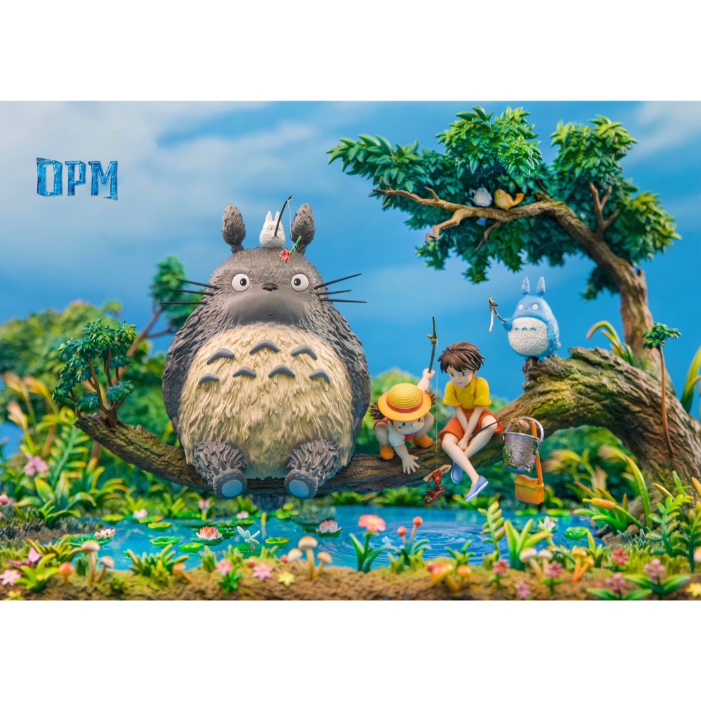 【GK水豚先生預購】OPM-宮崎駿桌面小場景系列005 龍貓釣魚(下單前請詢問賣家是否有貨) | 蝦皮購物
