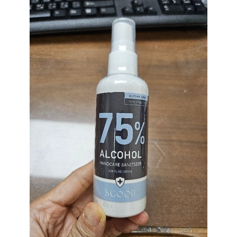 SGOOii 香爵 75%護手級酒精 乾洗手 100ml 隨身噴霧 | 蝦皮購物