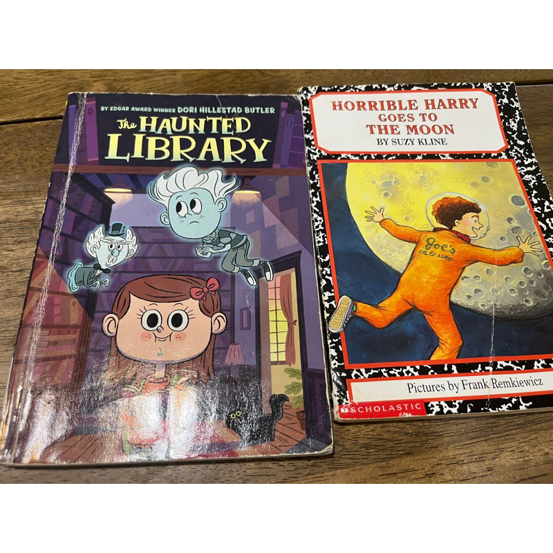 弋果美語 horrible harry goes to the moon scholastic 英文閱讀小書 G2 | 蝦皮購物