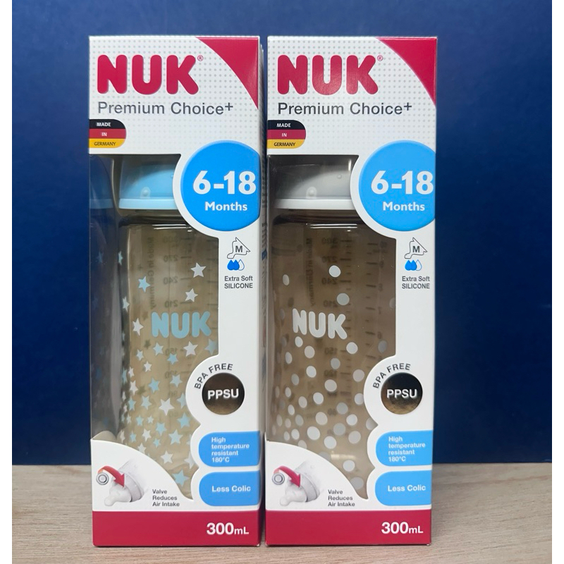 {小馬兒}NUK寬口徑PPSU奶瓶300ml 6-18個月 | 蝦皮購物
