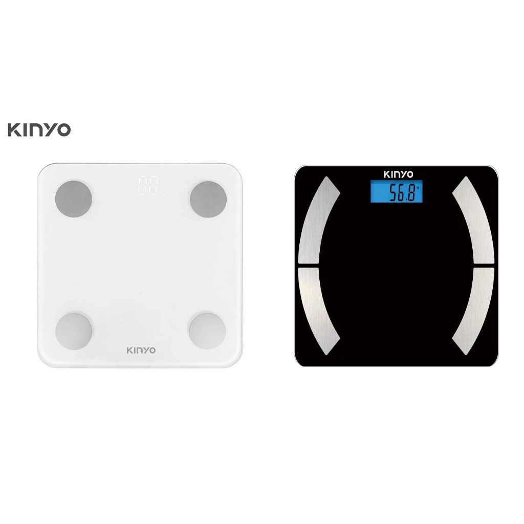 【KINYO】LED 藍芽 智能 體重計 白色 DS-6591/ 黑色 DS-6590 體脂機 智能管理【蘑菇生活家電】 | 蝦皮購物