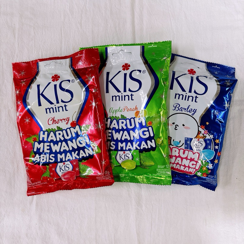 印尼🇮🇩 MAYORA KIS mint CANDY Cherry Barley 櫻桃 薄荷 Apple peach | 蝦皮購物