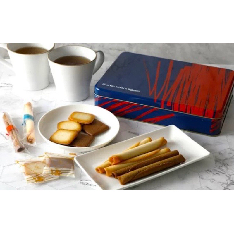 預購 禮盒 日本限定 Yokumoku 限定包裝 雪茄蛋捲 綜合餅乾 43入 鐵盒禮盒 | 蝦皮購物