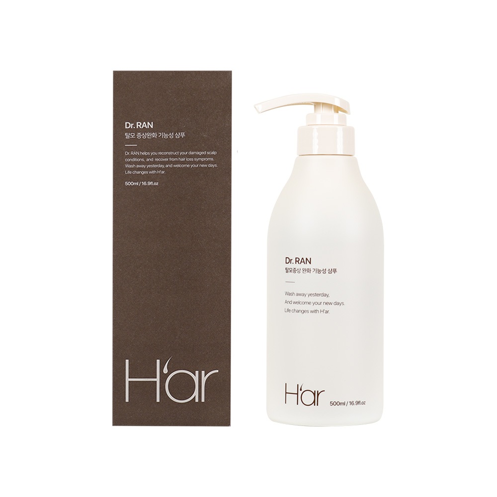 ⎮Rough99⎮H’ar 韓國｜Dr. Ran 天然蛋白滋養洗髮精 500ml har | 蝦皮購物