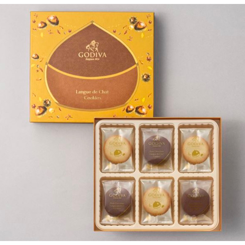 Mei 本舖☼預購 日本 GODIVA 2024 秋季 期間限定 華麗 黑巧克力 夾心餅乾 18入 | 蝦皮購物