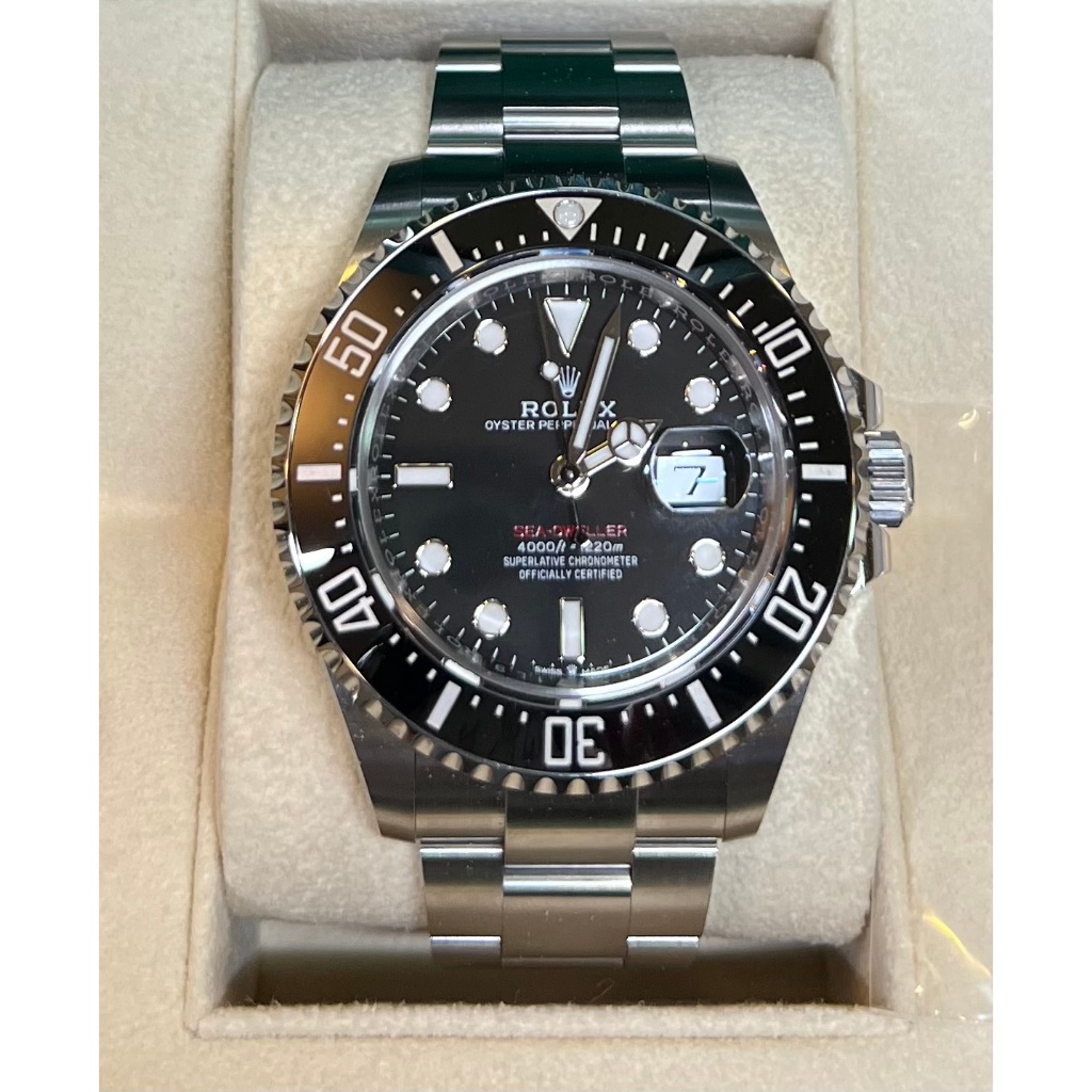 【已售出】勞力士 Rolex Sea-Dweller 126600 2024年 未使用新品 盒單齊全 MK2單紅字體 | 蝦皮購物