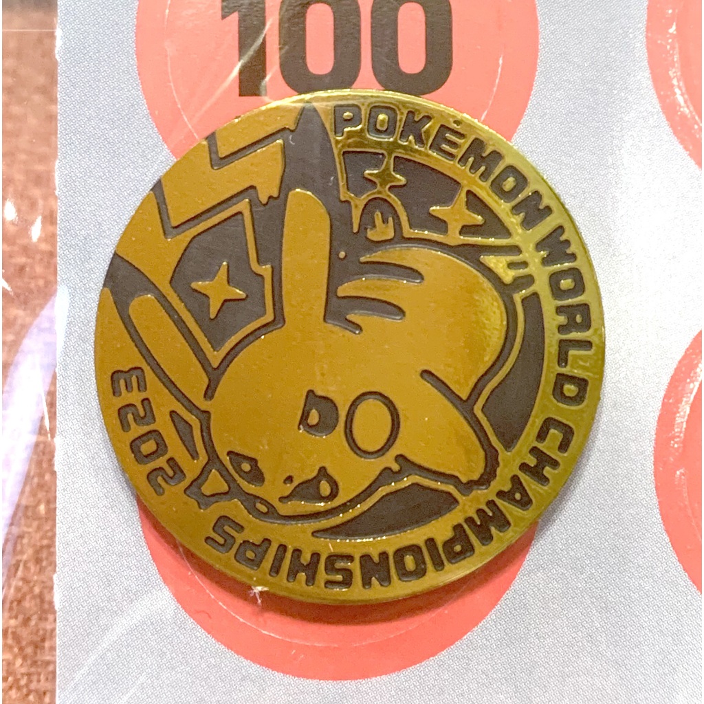 PTCG 寶可夢 卡牌 WCS 2023 橫濱世界賽 橫濱鐵盒 皮卡丘 硬幣 日本限定 絕版 全新 現貨 | 蝦皮購物