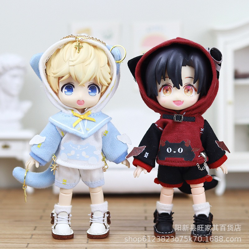 現貨【風閣】天使 惡魔 套裝 - ob11 黏土人 gsc ymy 12分娃 娃套裝 ob11娃衣 萬聖節 衣服 | 蝦皮購物