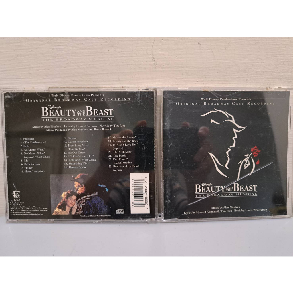 二手CD Beauty and the Beast Disney Broadway Musical美女與野獸 A735 | 蝦皮購物