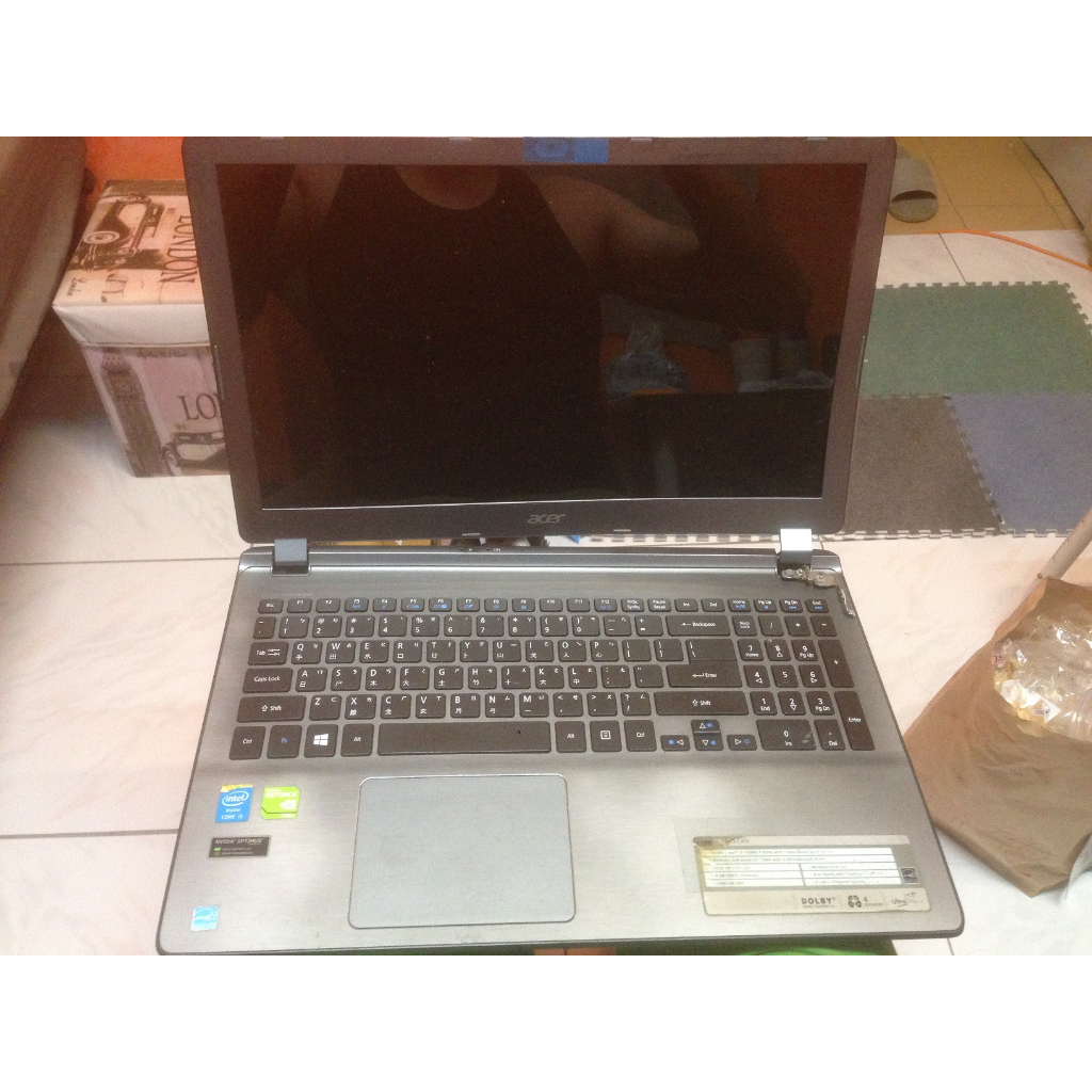 筆記型電腦 筆電 acer v5 573g 故障 無法開機 附電源線 | 蝦皮購物