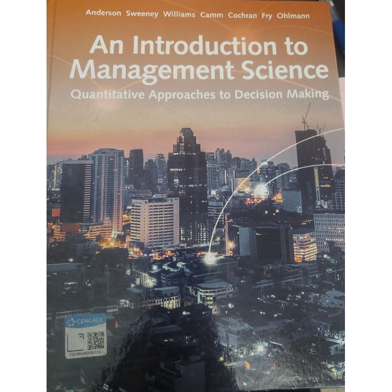 an introduction to management science 15e | 蝦皮購物