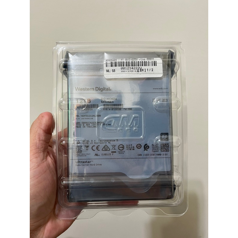 Westren Digital DC HC520 12TB 3.5吋企業硬碟 | 蝦皮購物
