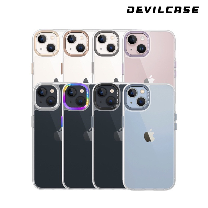【DEVILCASE】iPhone15 Plus (6.7吋) 惡魔防摔殼 (標準版)透明 階梯款 | 蝦皮購物