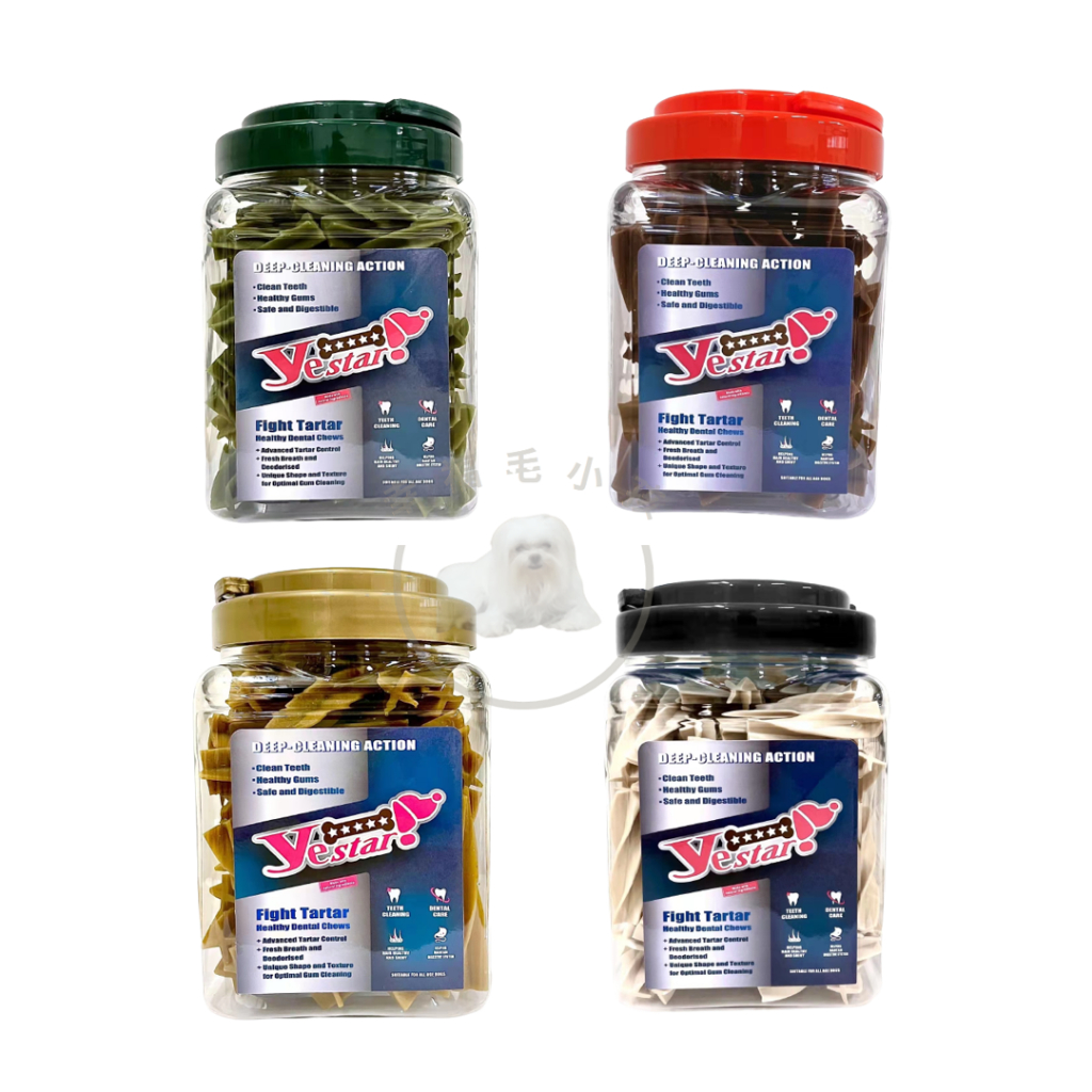 [幸福] Yestar星型潔牙棒桶裝M｜550g | 蝦皮購物