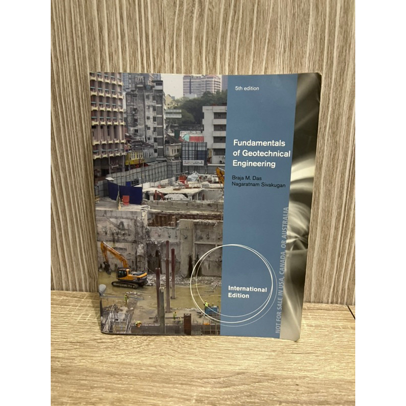 Fundamentals of Geotechnical Engineering 5th edition | 蝦皮購物 Fundamentals of Geotechnical Engineering 5th edition | 蝦皮購物