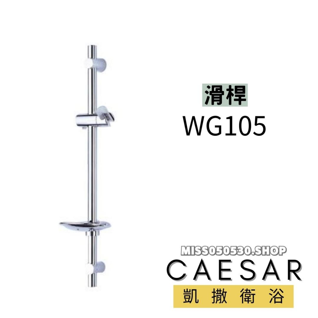 Caesar 凱撒衛浴 WG105 滑桿 蓮蓬頭升降桿 掛座皂盤可上下移動 升降桿 龍頭滑桿 把手升降桿 | 蝦皮購物
