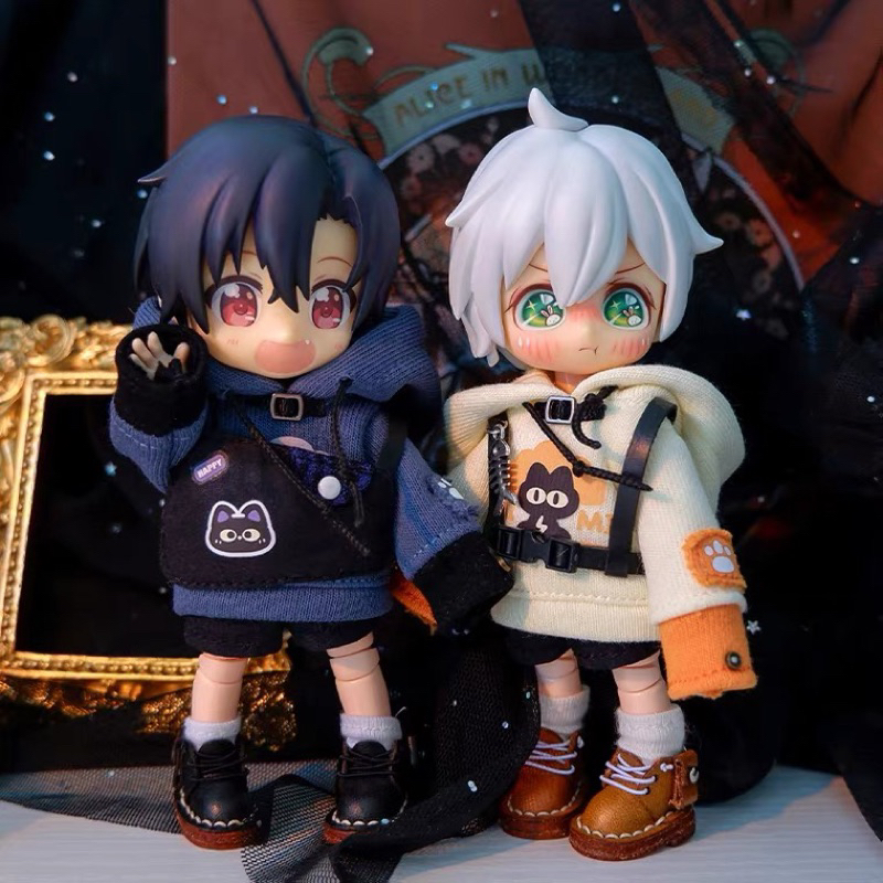 ♥️KOKOLEE♥️萬聖節黑貓套裝☁️ ob11/黏土人/gsc/obitsu娃衣 | 蝦皮購物