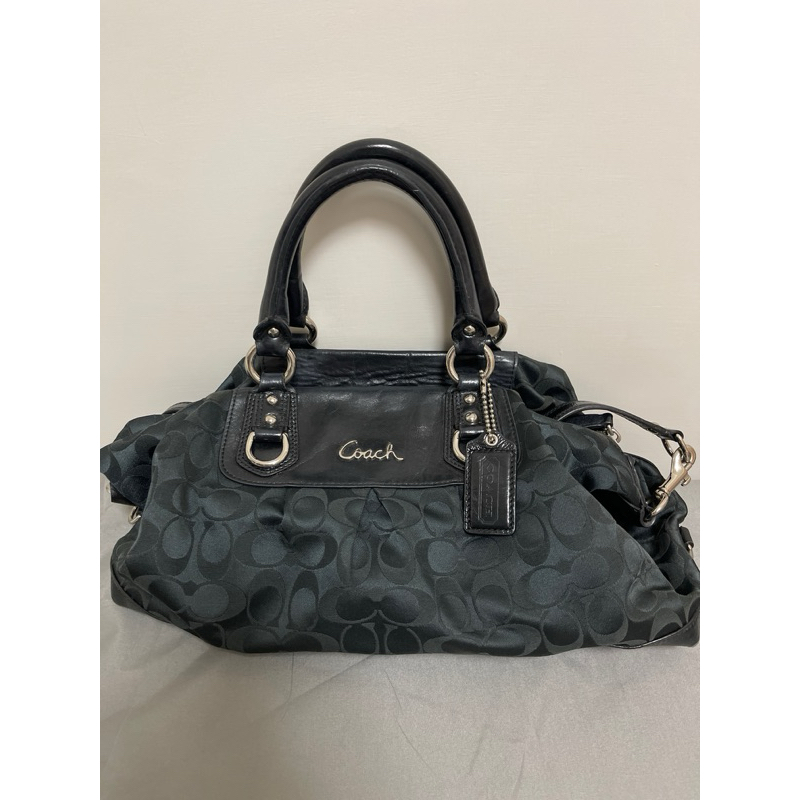 COACH/手提包/ No. K1077-F15440 in black jacquard | 蝦皮購物