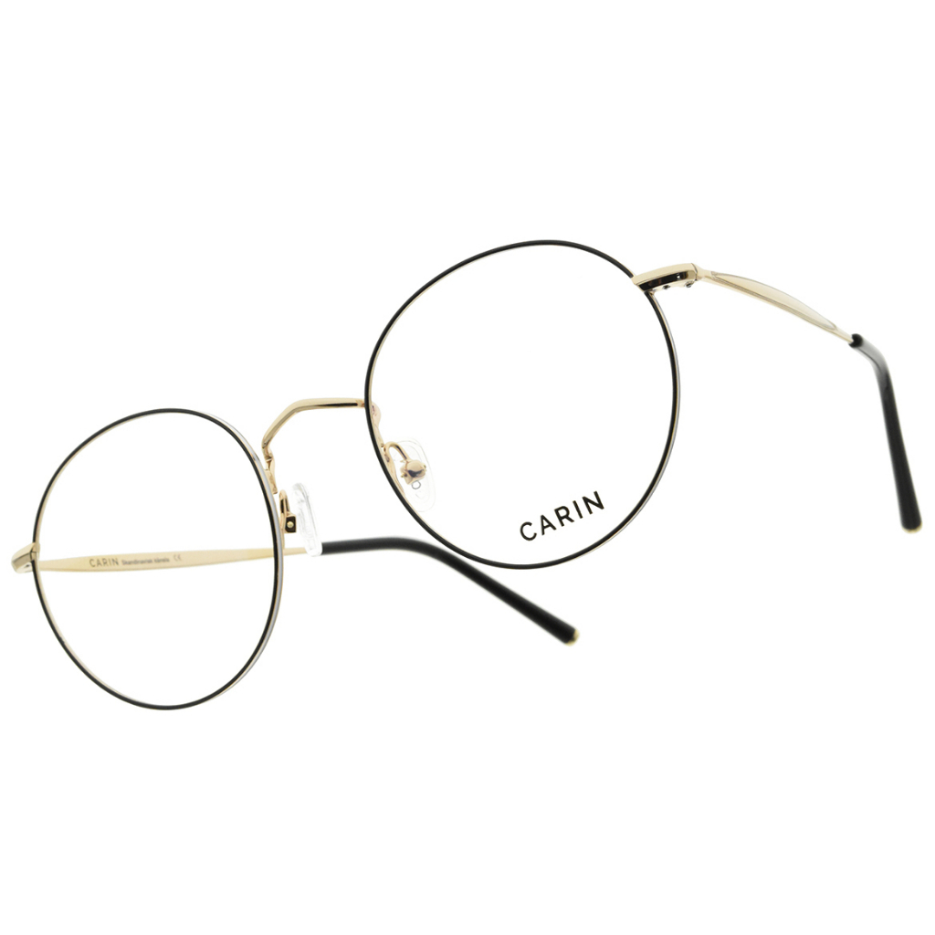 《韓國CARIN眼鏡》BLOSSOM C1 (黑-金) | 蝦皮購物