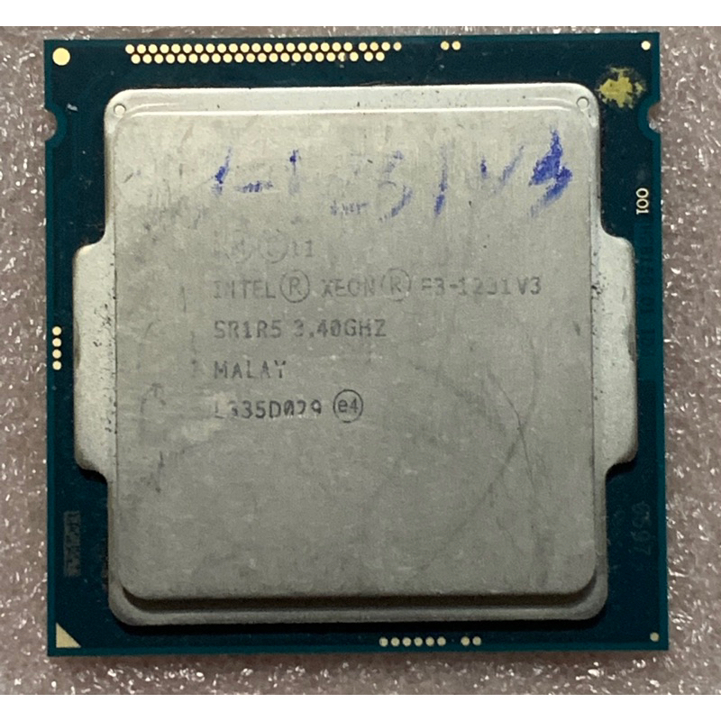 Intel Xeon E3-1231V3 3.4G / 8M 4C8T 模擬八核 1150處理器 | 蝦皮購物