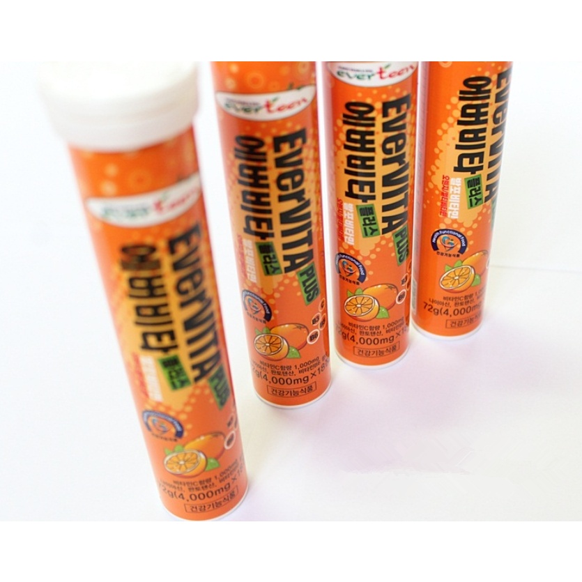 Everslim 檸檬發泡錠 Evervita 石榴 柑橘 檸檬 發泡 Everteen 維他命c 氣泡飲 | 蝦皮購物