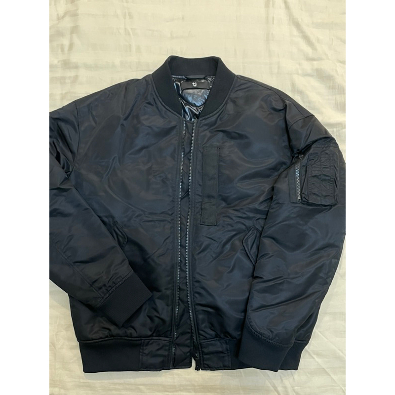 Uniqlo +J羽絨Hybrid MA1飛行外套 | 蝦皮購物