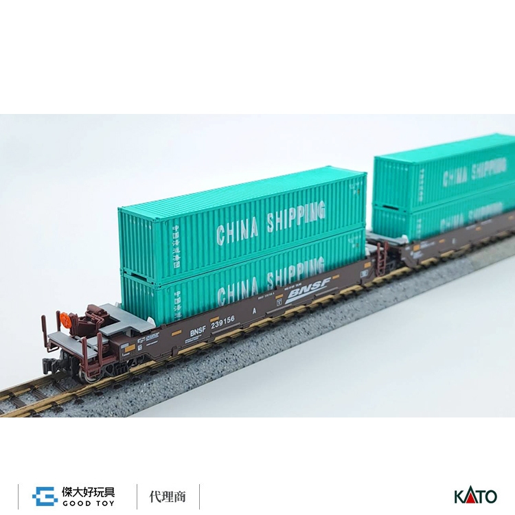 KATO 106-6211 MAXI-I BNSF Swoosh Logo no.239156 中國海運集團貨櫃(5輛) | 蝦皮購物